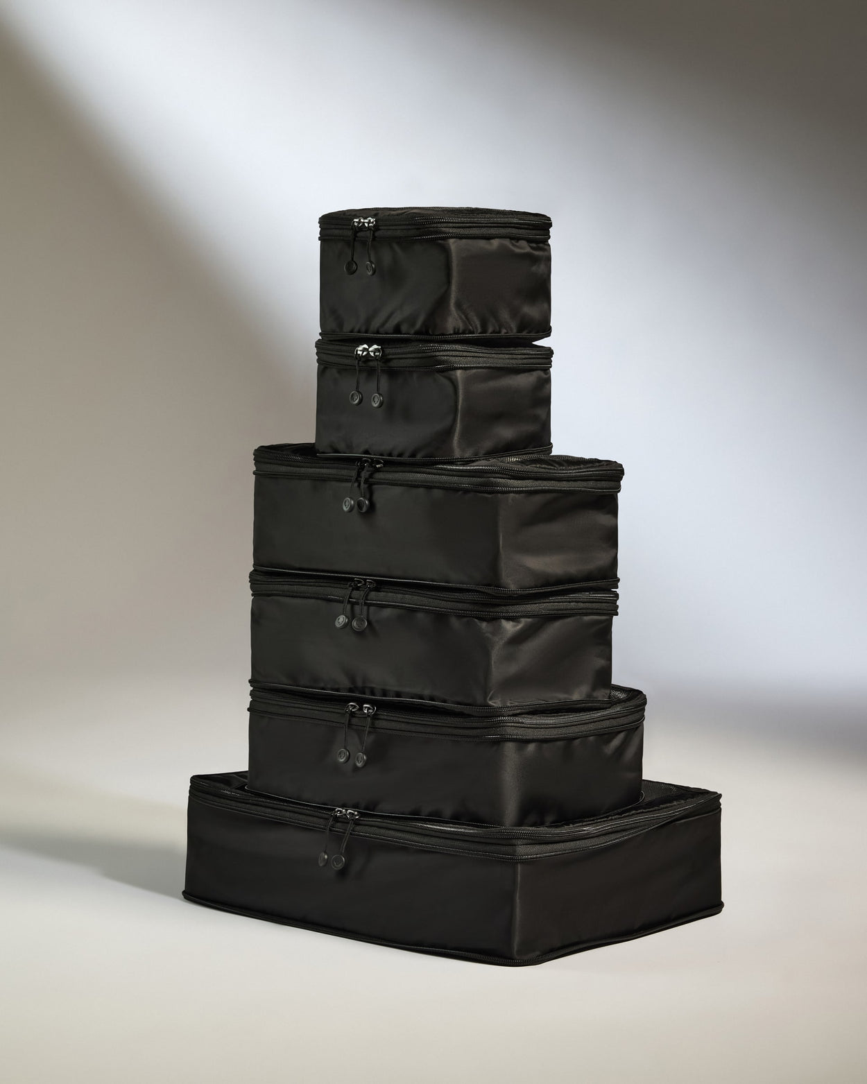 Packing Cubes in Black Set of 2 » Travel Accessories » Packing ...