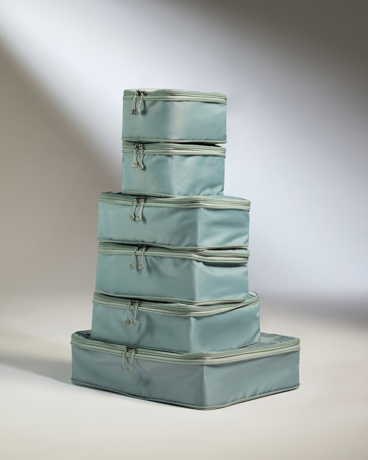 Packing Cubes in Mist Blue Set of 6 | Travel Accessories | Packing ...