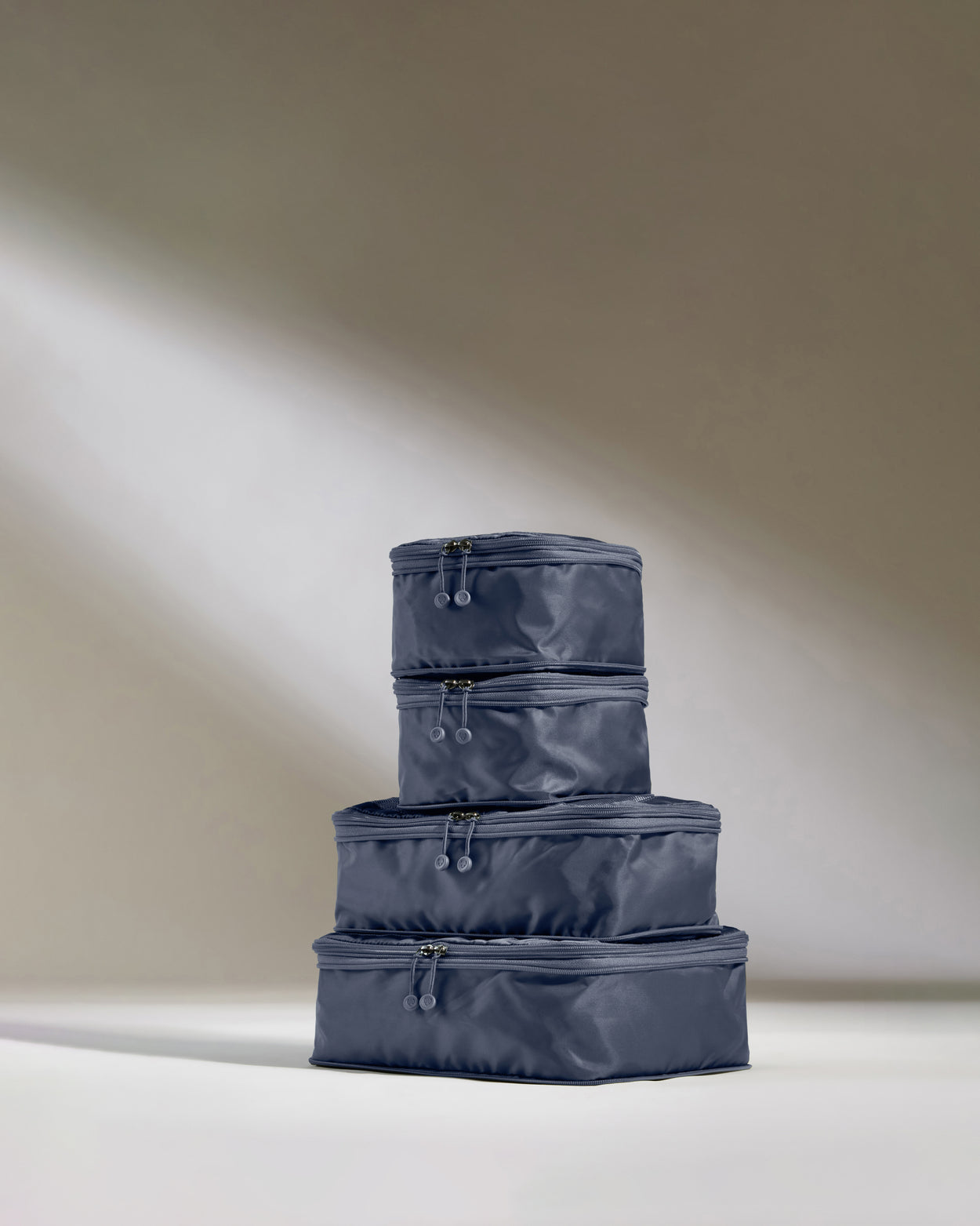 Packing Cubes in Navy Set of 4 » Travel Accessories » Packing Organiser ...