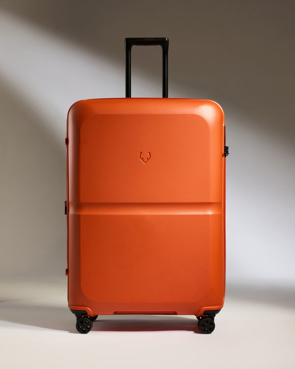 Large Suitcase in Ember Orange - Single Stripe – Antler USA