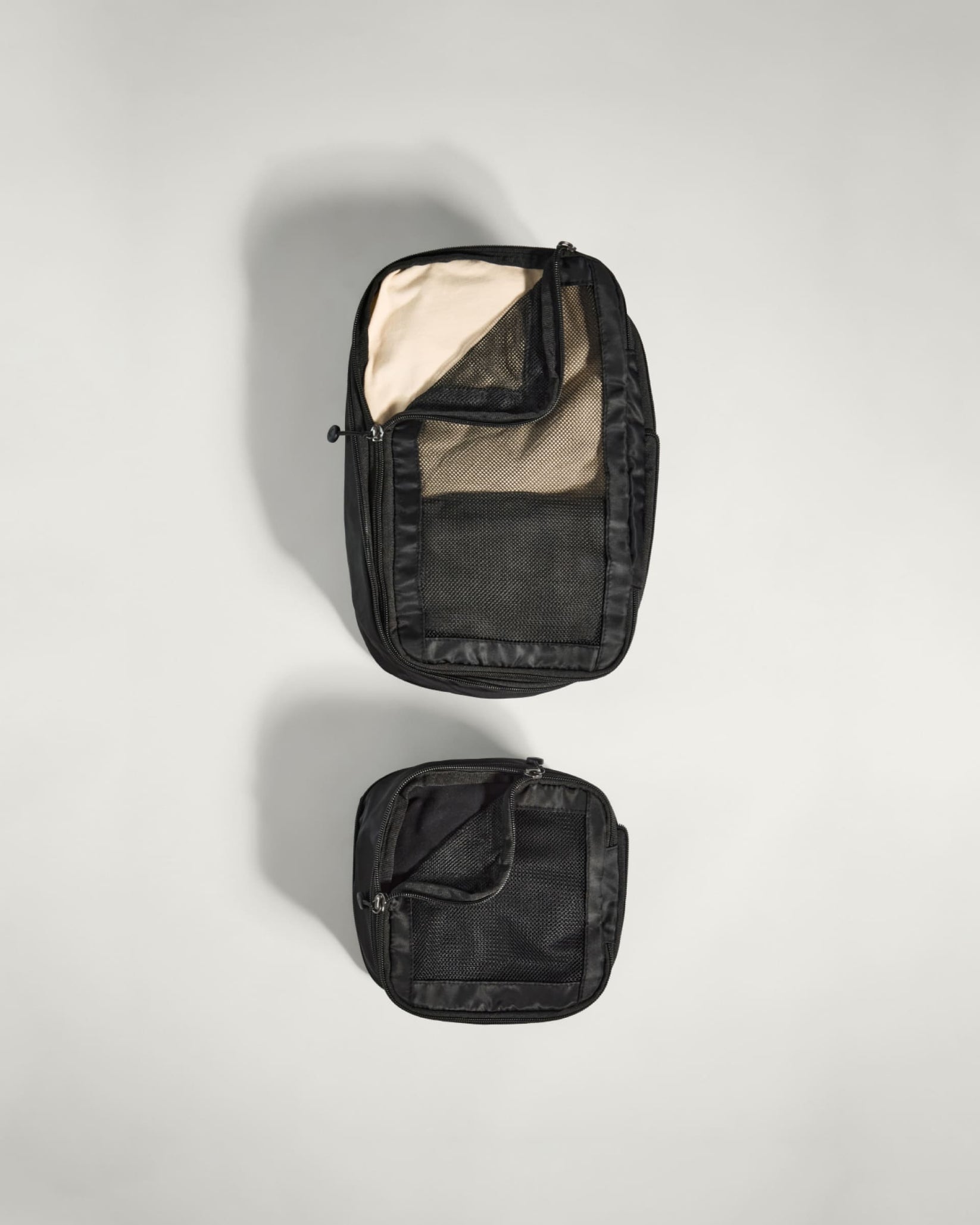 Packing Cubes in Black Set of 2 » Travel Accessories » Packing ...
